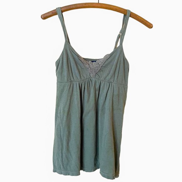 American Eagle Outfitters | Tops | Vintage Prairie Cottagecore Green ...